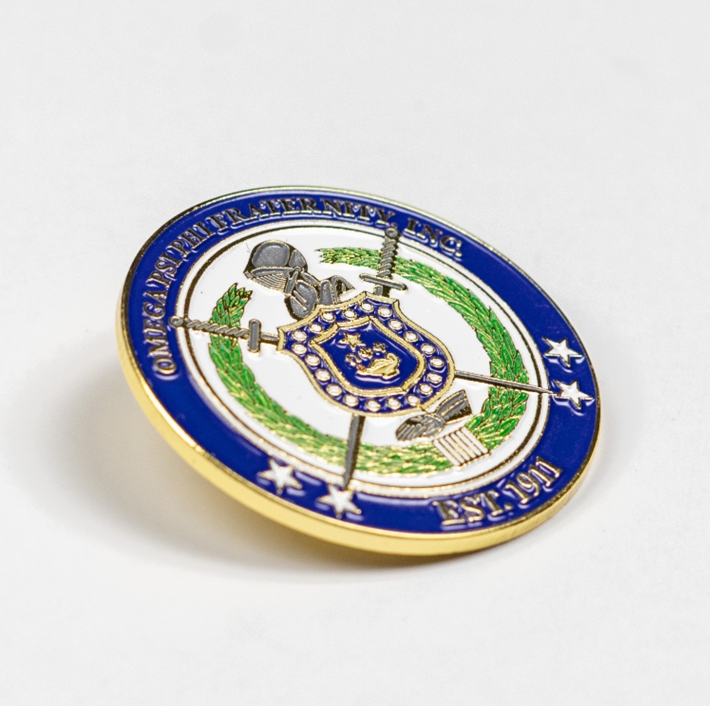 Official Omega Psi Phi logo Lapel Pin | Subject 2 Change Customs